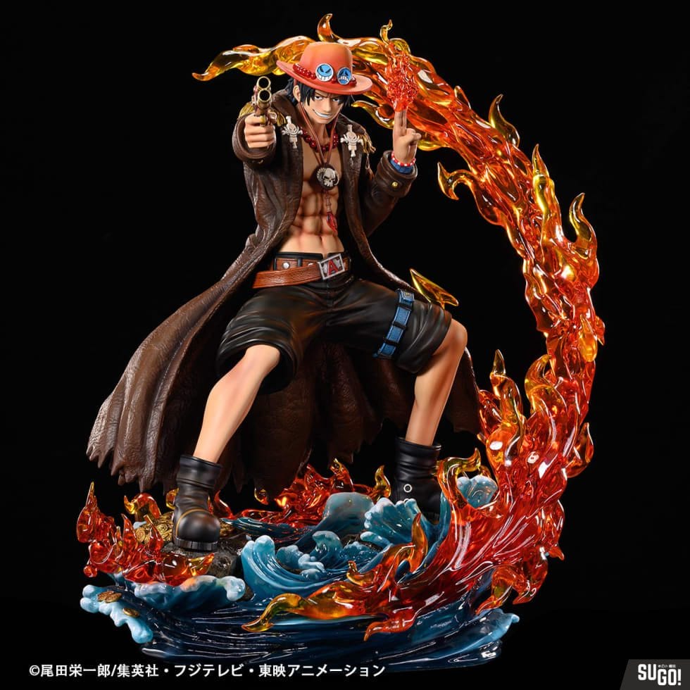 Starspace One Piece Log Collection Large Series Portgas D. Ace Statue 1 ...
