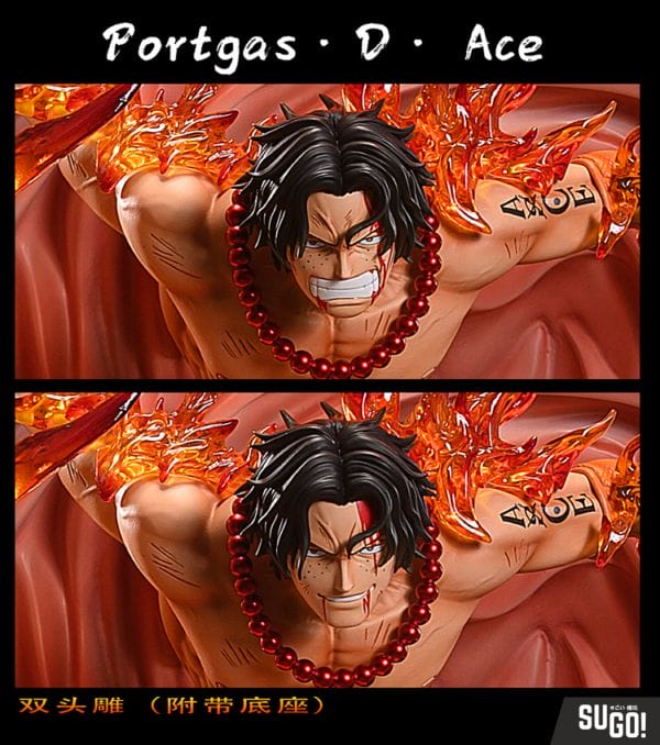 LX Studio One Piece Dai Enkai: Entei Ace Large 66cm(H) GK Statue - Sugo ...