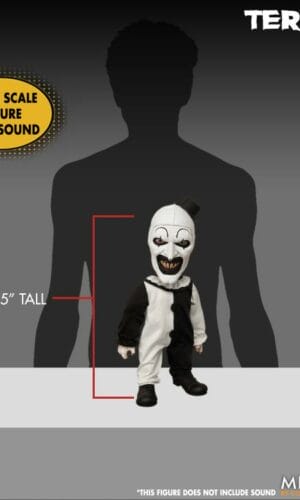 Mezco Toyz Terrifier Mezco Designer Series Mega Scale Art The Clown ...