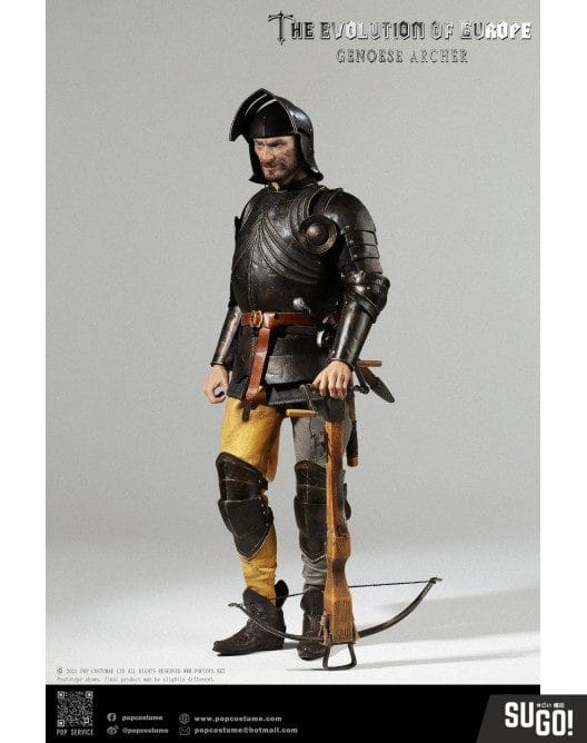 POP EE01 Genoese Crossbowmen Captain 1/6 Scale Action Figure - Sugo ...