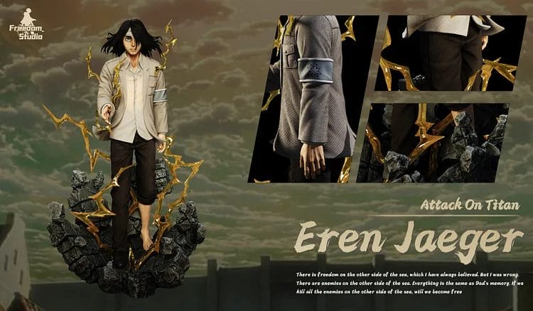Freedom Studio Attack on Titan Eren Yeager Set GK Statue - Sugo Toys ...