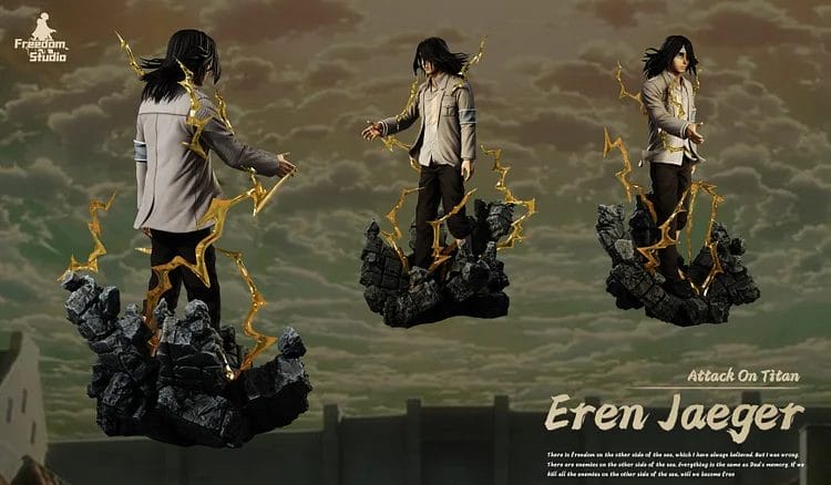 Freedom Studio Attack on Titan Eren Yeager Set GK Statue - Sugo Toys ...