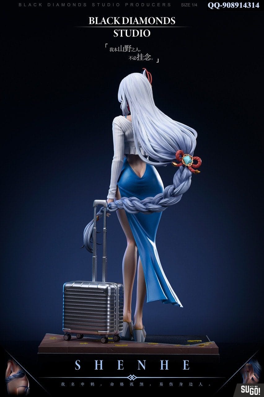 Black Diamonds Studio Shenhe Ver. A 1/4 GK Statue - Sugo Toys | Australian Premium Collectable Store