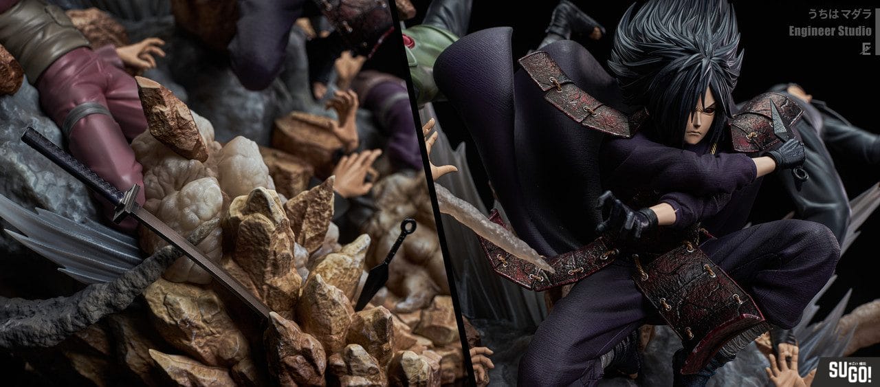 Engineer Studio Naruto Battle Madara 1/6 GK Statue - Sugo Toys | Action ...