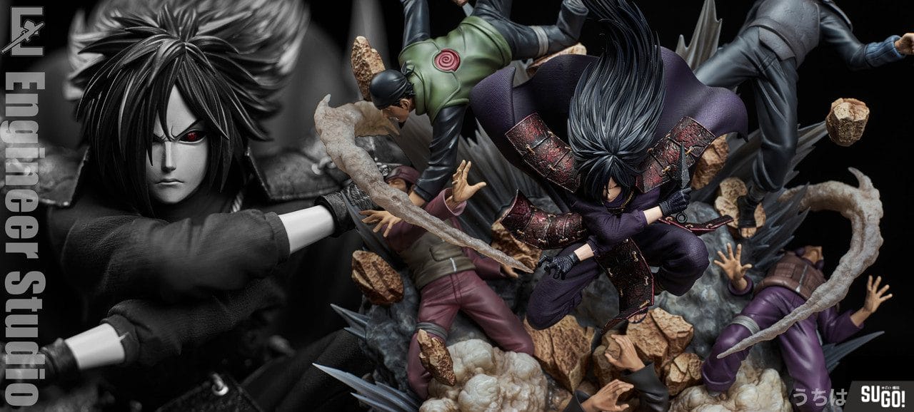 Engineer Studio Naruto Battle Madara 1/6 GK Statue - Sugo Toys | Action ...