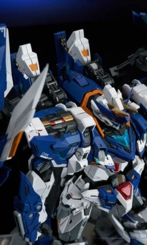 AniMester Crystal Envoy No. 2 Mecha Wolf Warrior (Mega Mode) Diecast 1/ ...