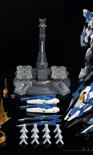 AniMester Crystal Envoy No. 2 Mecha Wolf Warrior (Mega Mode) Diecast 1/ ...