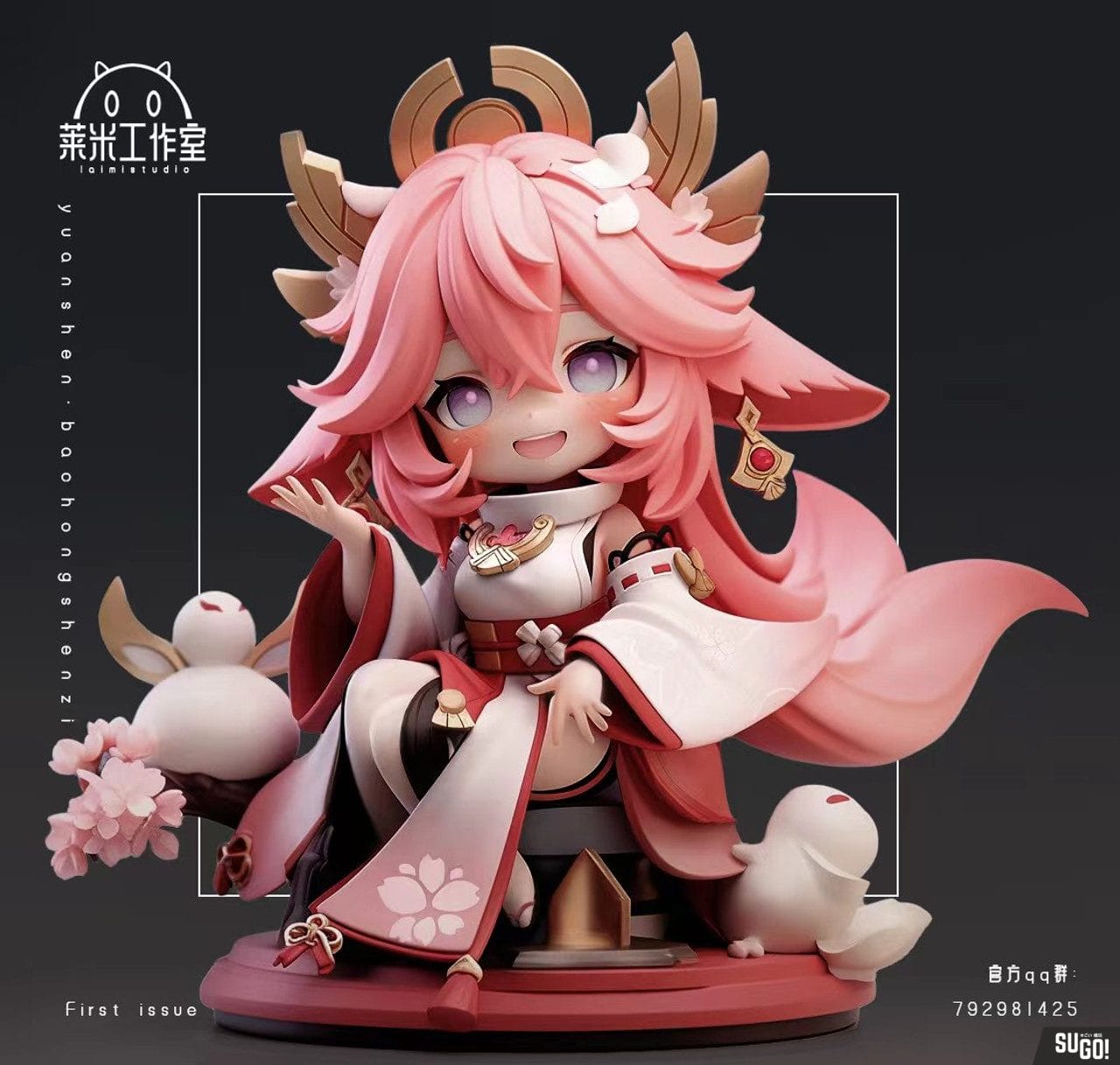 LaiMi Studio Genshin Impact Yae Miko GK Statue - Sugo Toys | Australian ...