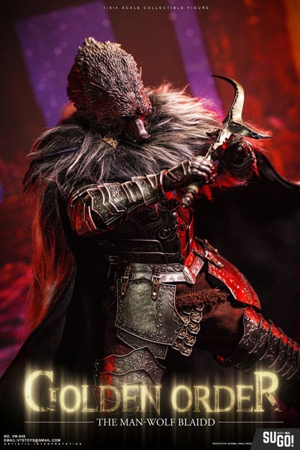 VTS Toys Blaidd Set Golder Order The Man-wolf Blaidd Action Figure ...
