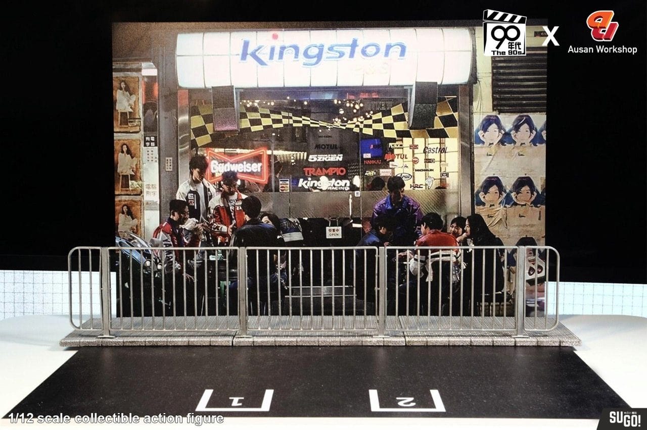 90s X Ausan Workshop 1/12 Scene in Front of Bar (Deluxe Version) AS006 ...