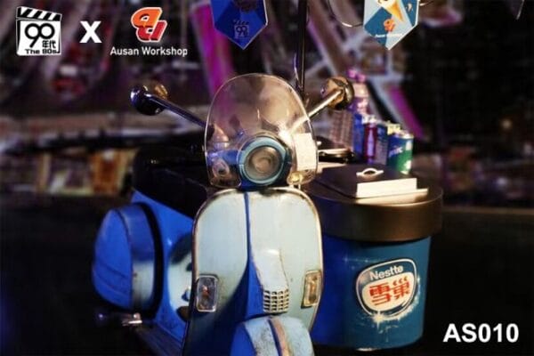 The 90s x Ausan Workshop Three-wheel Ice Cream Motorbike AS010 1/12 ...