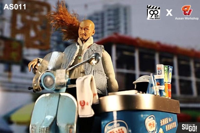 The 90s x Ausan Workshop Three-wheel Ice Cream Uncle AS011 1/12 Action ...