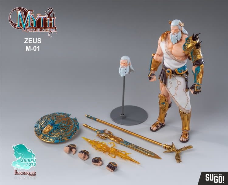 Shinfutoys M01 Zeus 1/12 Action Figure - Sugo Toys | Australian Premium ...