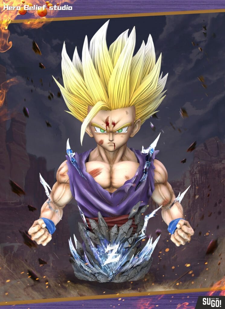 Hero Belief HB Dragon Ball Gohan Bust 90cm(H) Ver. B Crying Face 1/1 GK ...