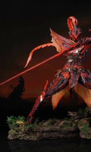 Sword x Wing Studio Monster Hunter-Male Fire Dragon Red Ver. GK Statue ...