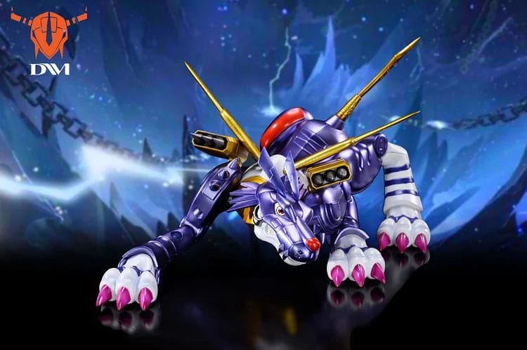 Digimon Studio Digimon Metal Garurumon 16cm(H) GK Statue - Sugo Toys | Australian Premium ...