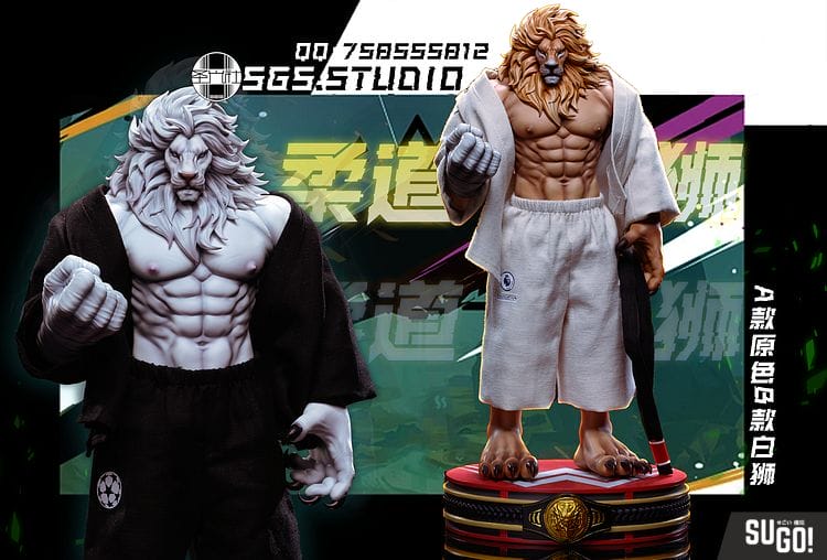 SGS Studio Other Series Judo Lion 37cm(H) White Ver. GK Statue - Sugo ...