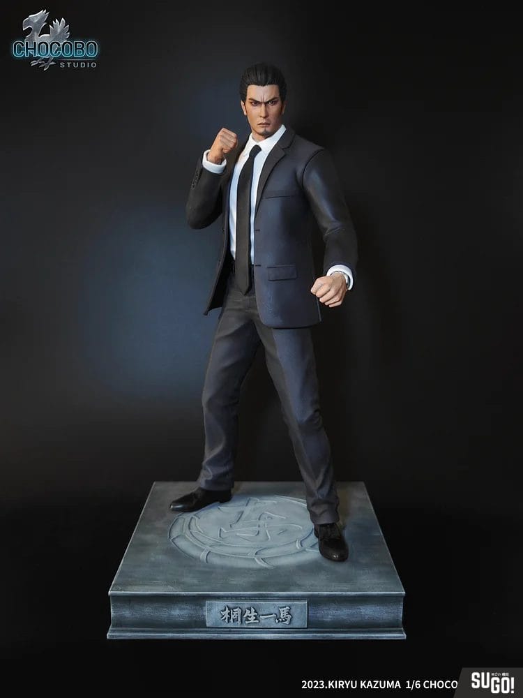 CHOCOBO Studio Yakuza Kiryu Kazuma Black Ver. 1/6 GK Statue - Sugo Toys ...