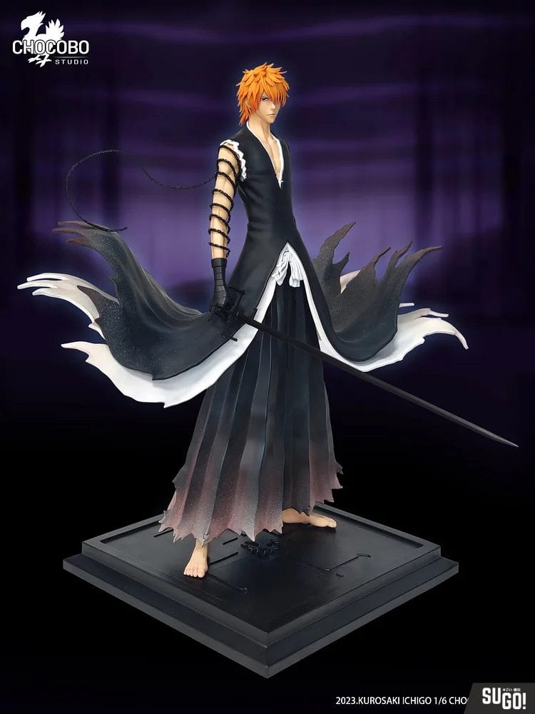 CHOCOBO Studio Bleach Chain Ichigo Kurosaki DX Ver. 1/6 GK Statue ...