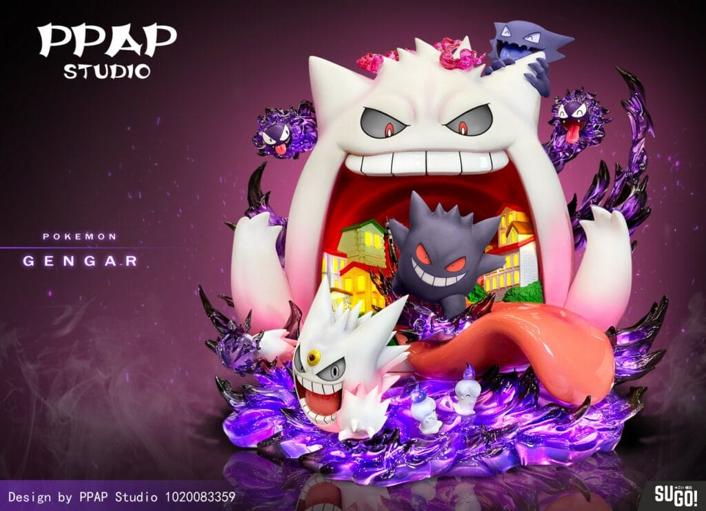 PPAP Studio Pokemon Gengar 33cm(H) Shiny Ver. GK Statue - Sugo Toys ...