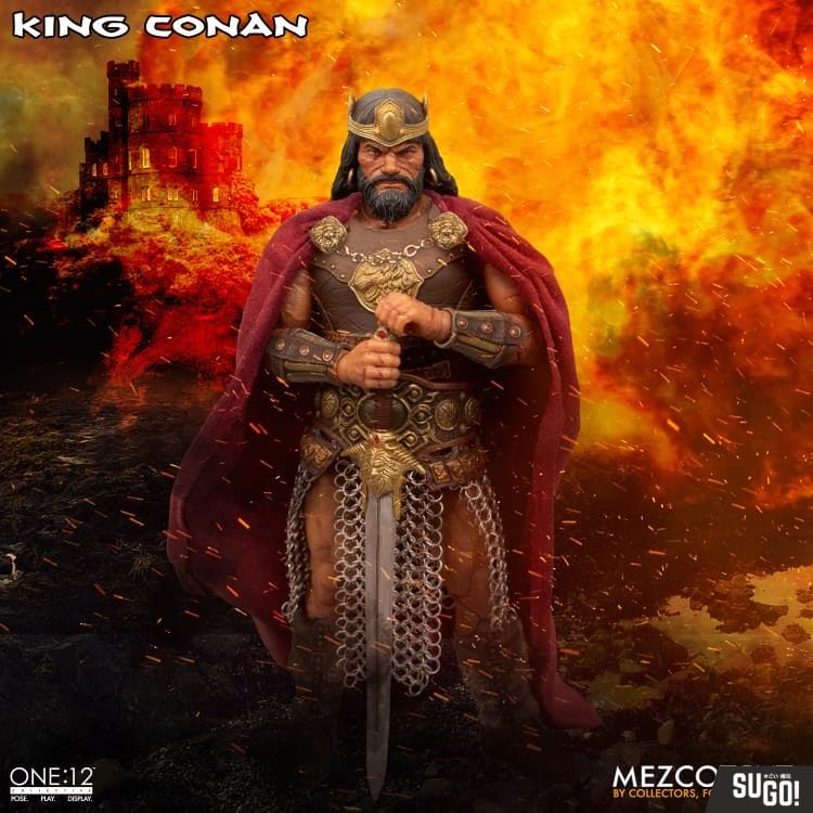 Mezco Toyz King Conan Collective King Conan 1/12 Action Figure - Sugo ...