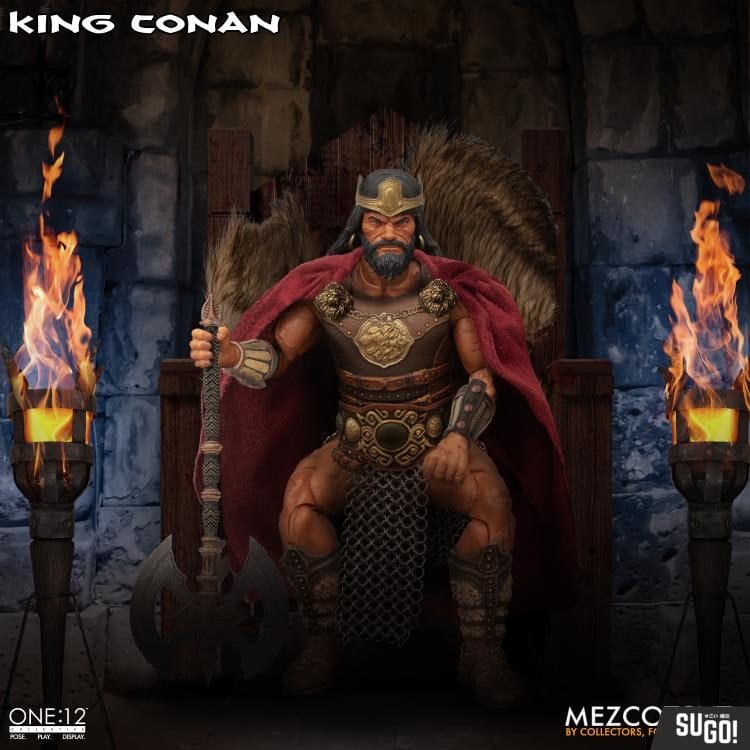 Mezco Toyz King Conan Collective King Conan 1/12 Action Figure - Sugo ...