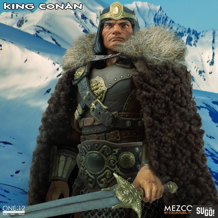 Mezco Toyz King Conan Collective King Conan 1/12 Action Figure - Sugo ...