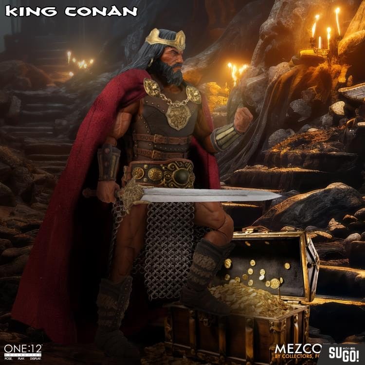 Mezco Toyz King Conan Collective King Conan 1/12 Action Figure - Sugo ...