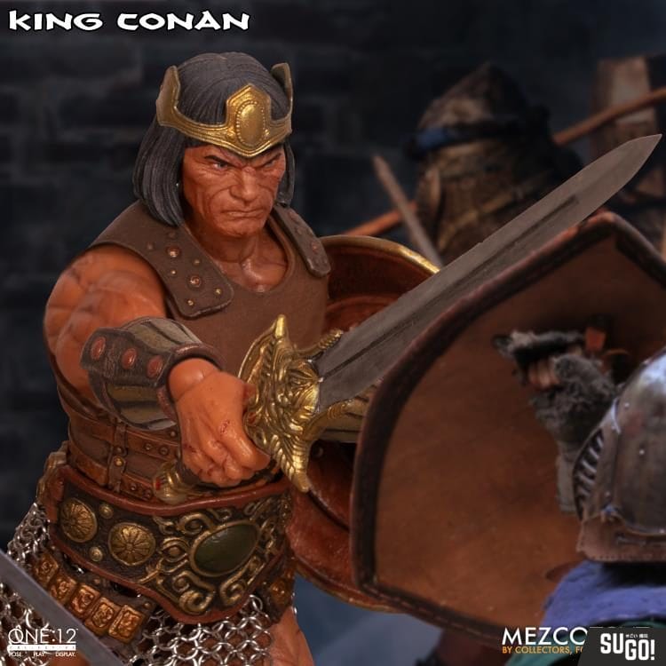 Mezco Toyz King Conan Collective King Conan 1/12 Action Figure - Sugo ...