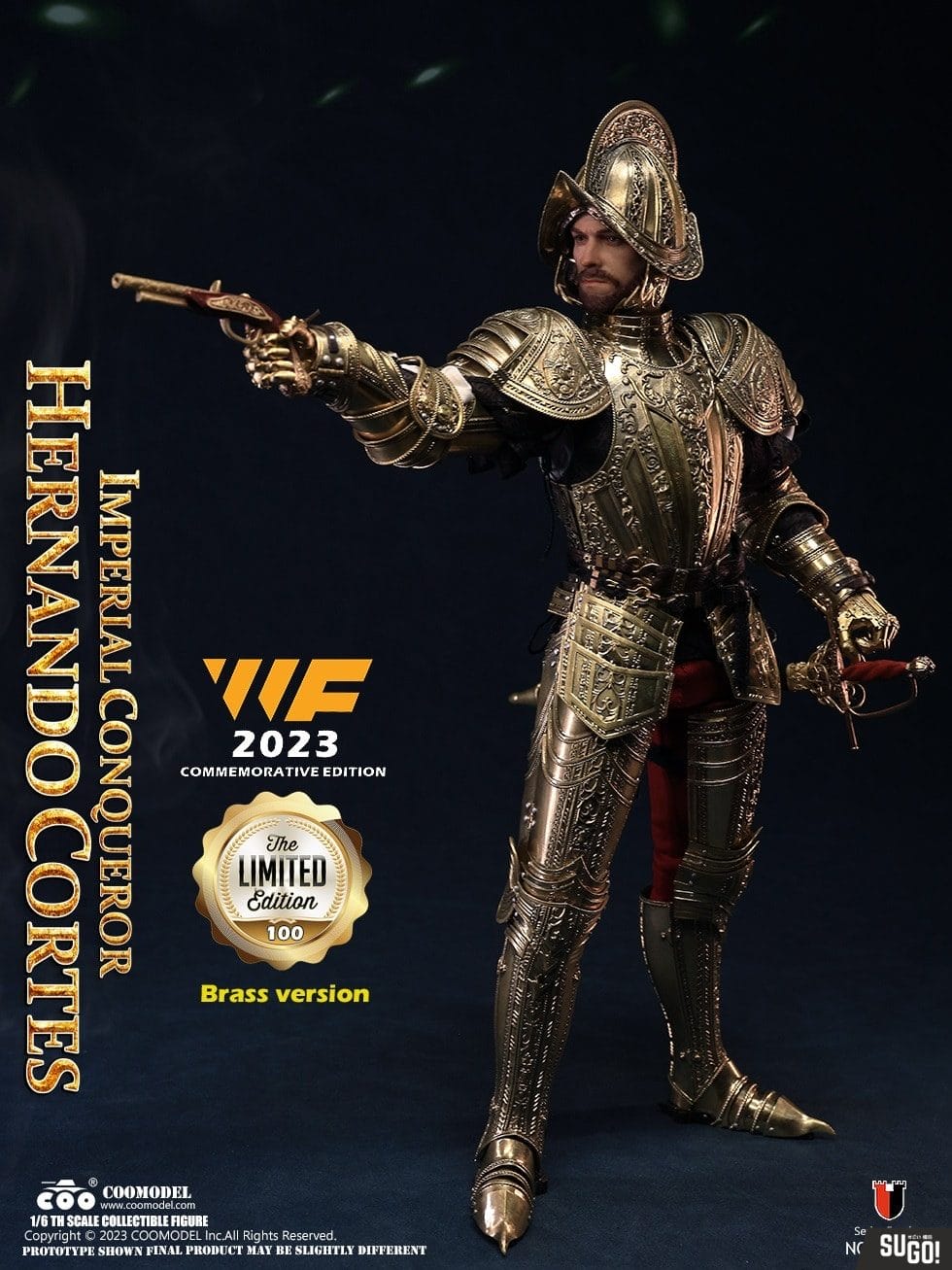 Coomodel SE2301 1/6 Imperial Conquistador Hernan Cortes (WF Brass ...