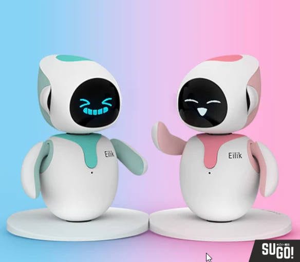 Eilik Desktop Companion Robot Pink Ver. - Sugo Toys | Action Figures & Collectibles