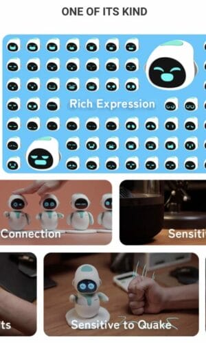 Eilik Desktop Companion Robot Blue Ver. - Sugo Toys | Action Figures ...