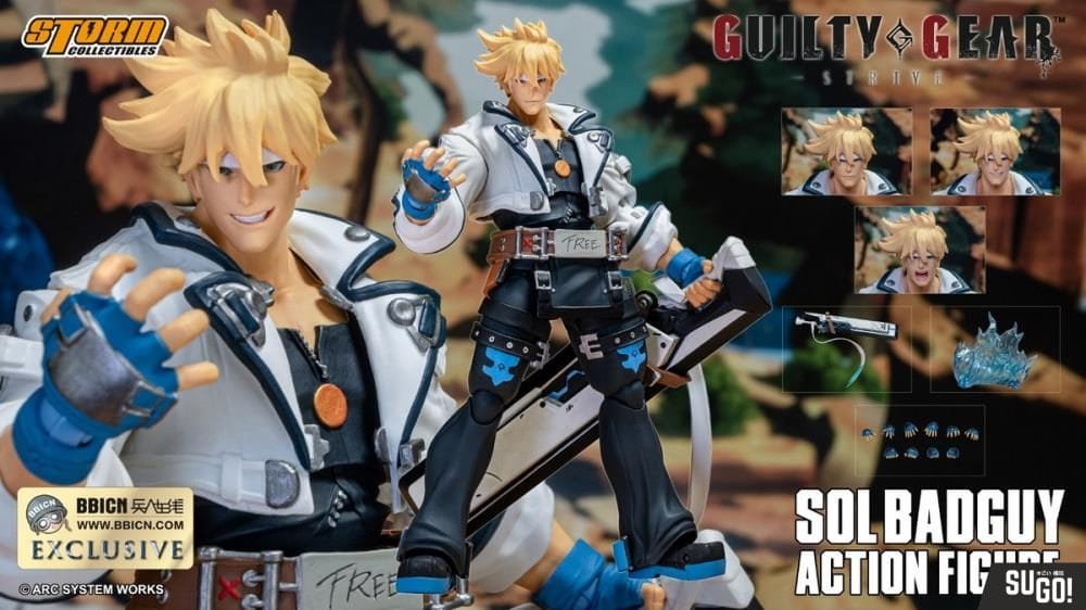 Storm Collectibles Guilty Gear -Strive- Sol Badguy (Blue Ver.) ACSB01BL ...