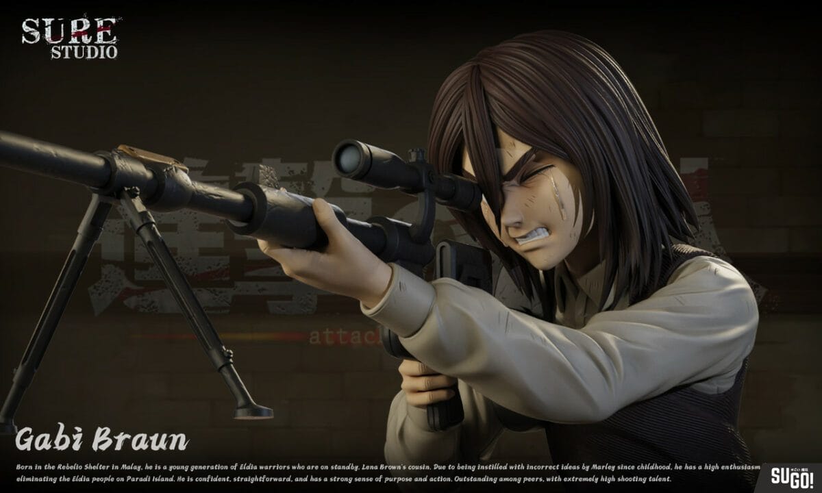 Sure Studio Attack On Titan Gabi Braun 28cm(H) GK Statue - Sugo Toys ...