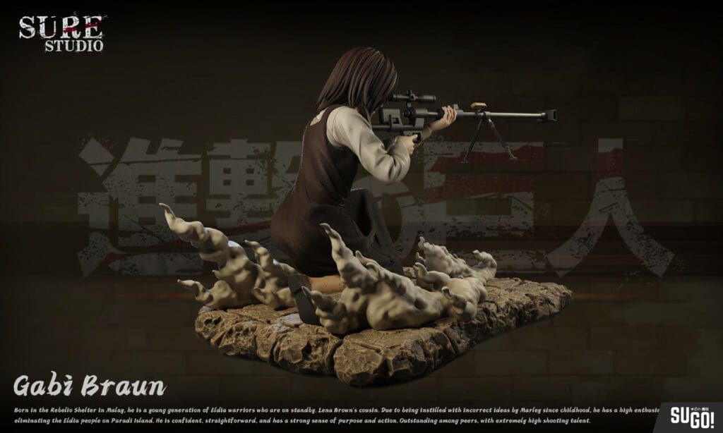 Sure Studio Attack On Titan Gabi Braun 28cm(H) GK Statue - Sugo Toys ...