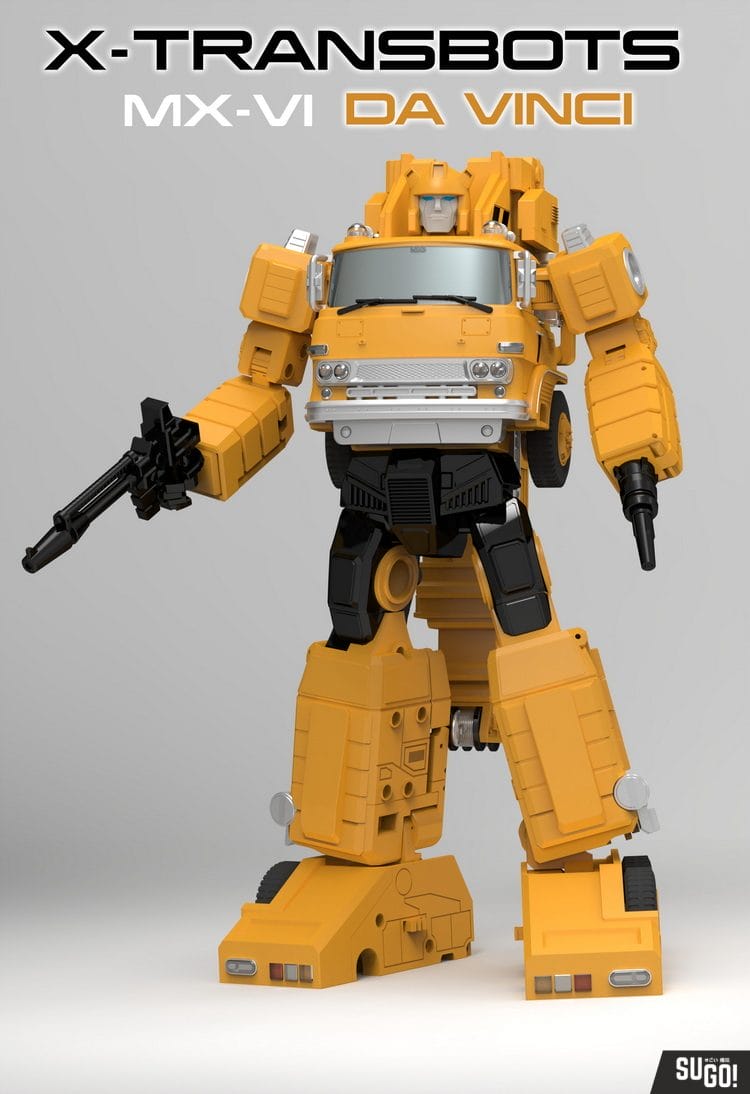 X-Transbots MX-6 Da Vinci Grapple Reissue - Sugo Toys | Australian ...