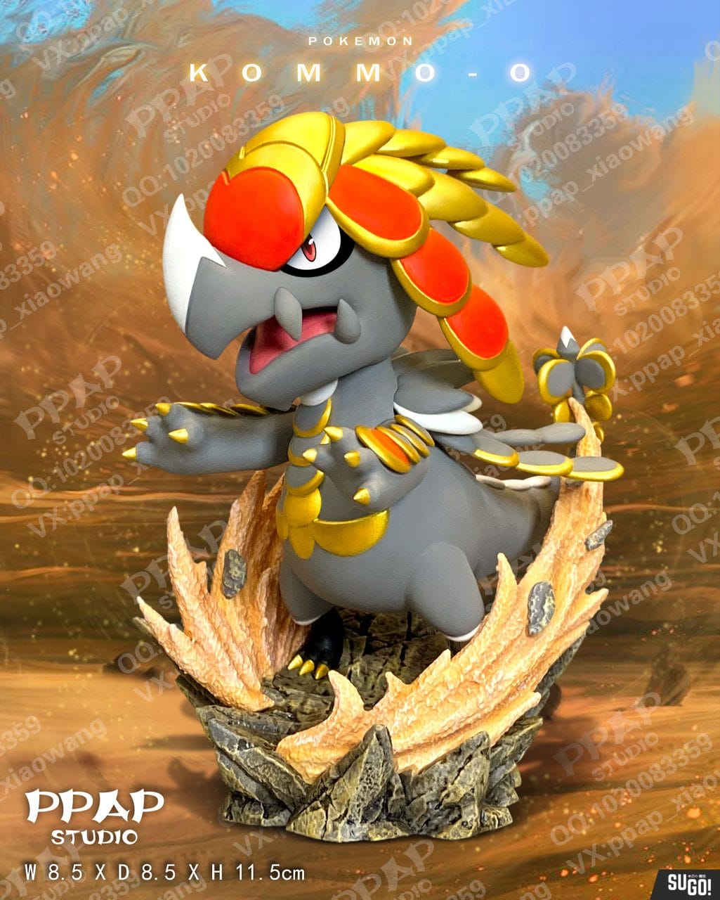 PPAP Studio Fatty Kommo-o 11.5cm(H) GK Statue - Sugo Toys | Australian Premium Collectable Store