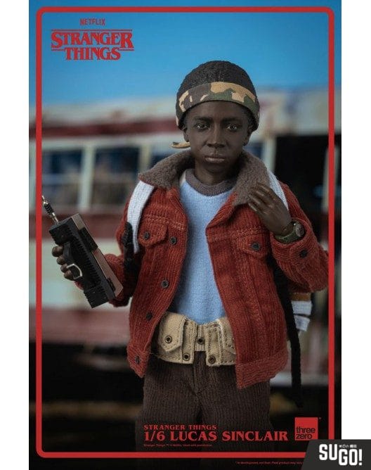 ThreeZero 3Z0318 Stranger Things Lucas Sinclair 1/6 Scale Action Figure ...