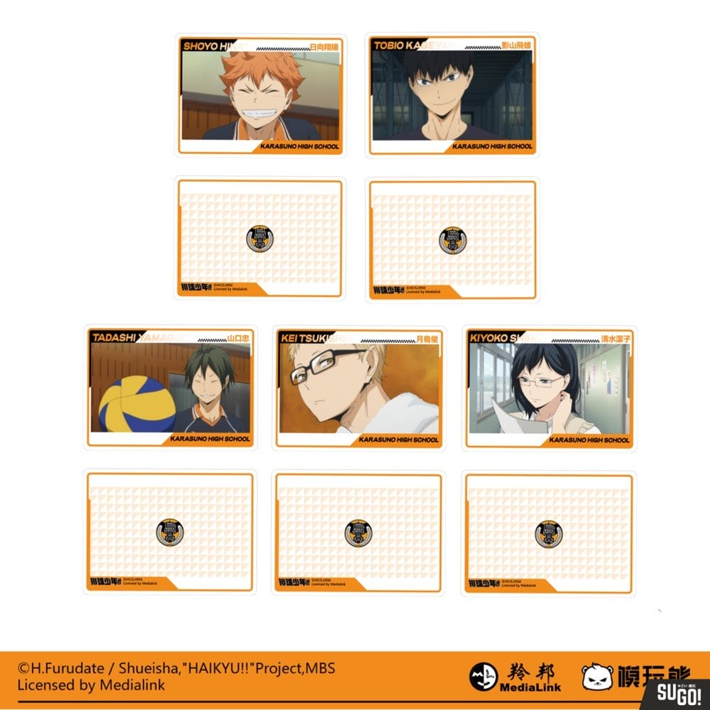 Kuma Toys Haikyuu!! Acrylic Card Full Set (12pcs) - Sugo Toys ...