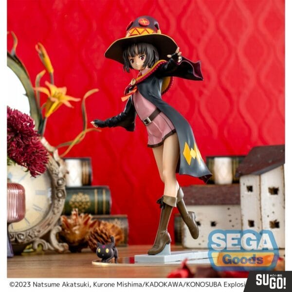 Sega KonoSuba! Megumin & Chomusuke Luminasta PVC Figure - Sugo Toys ...