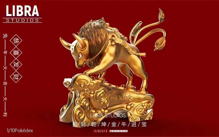 LIBRA Studio Pokemon Lucky Series Tauros Ver. C 1/10 GK Statue - Sugo ...