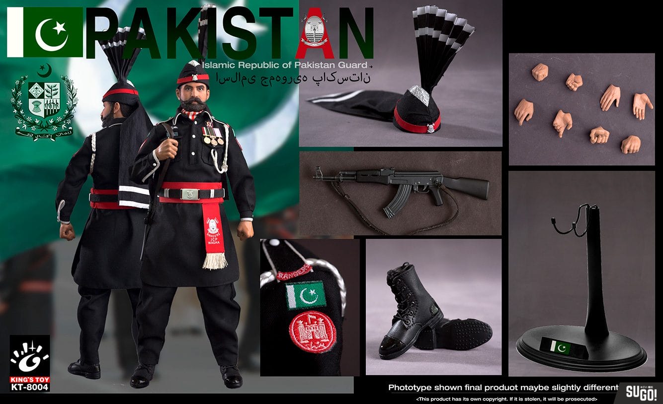 KING'S Toy Pakistan Honor Guard Battle Male Soldier Military KT-8004 1/ ...