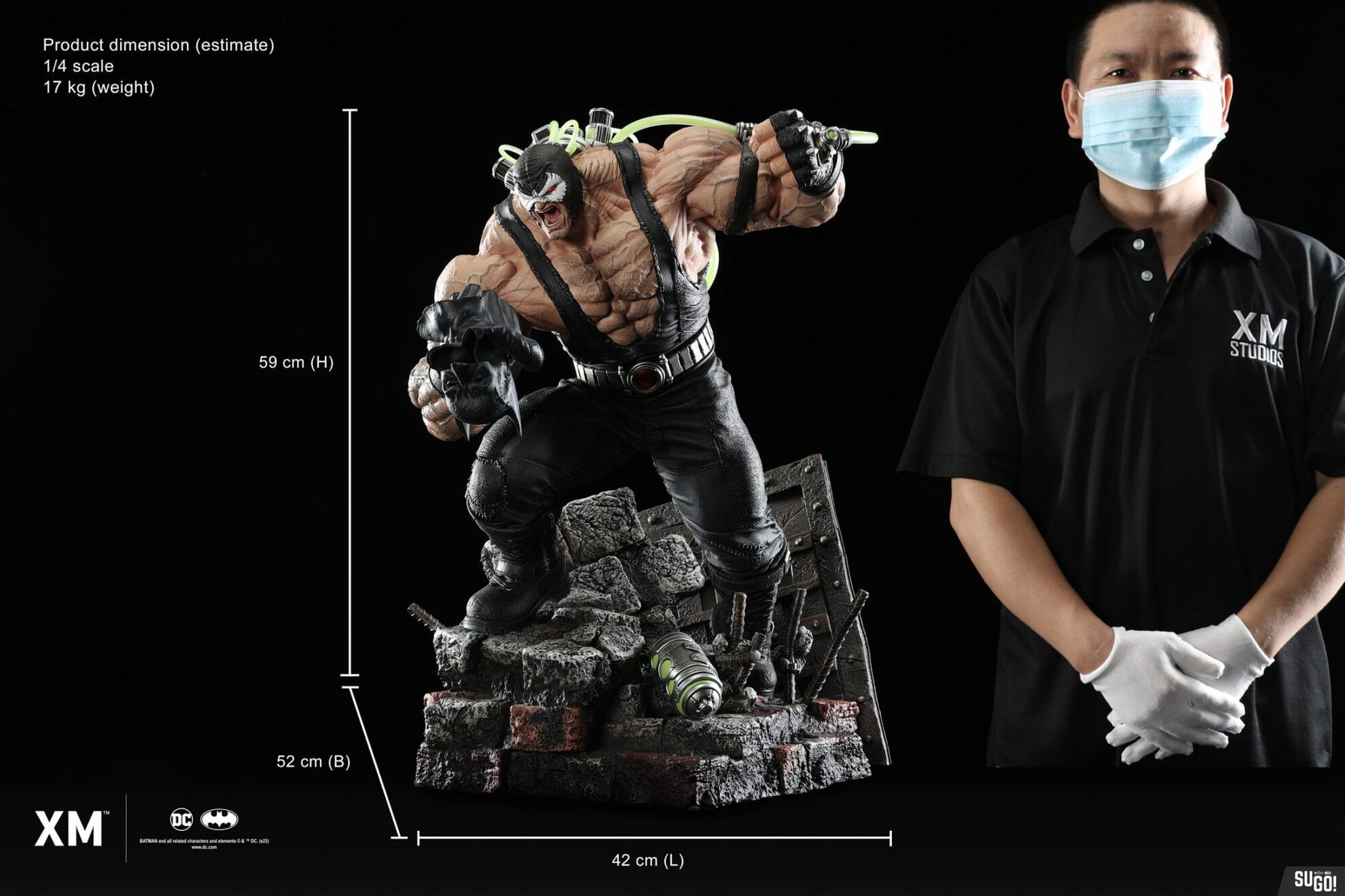 XM Studios DC Bane (Classic Series) 1/4 Licensed Statue - Sugo Toys | Australian Premium ...