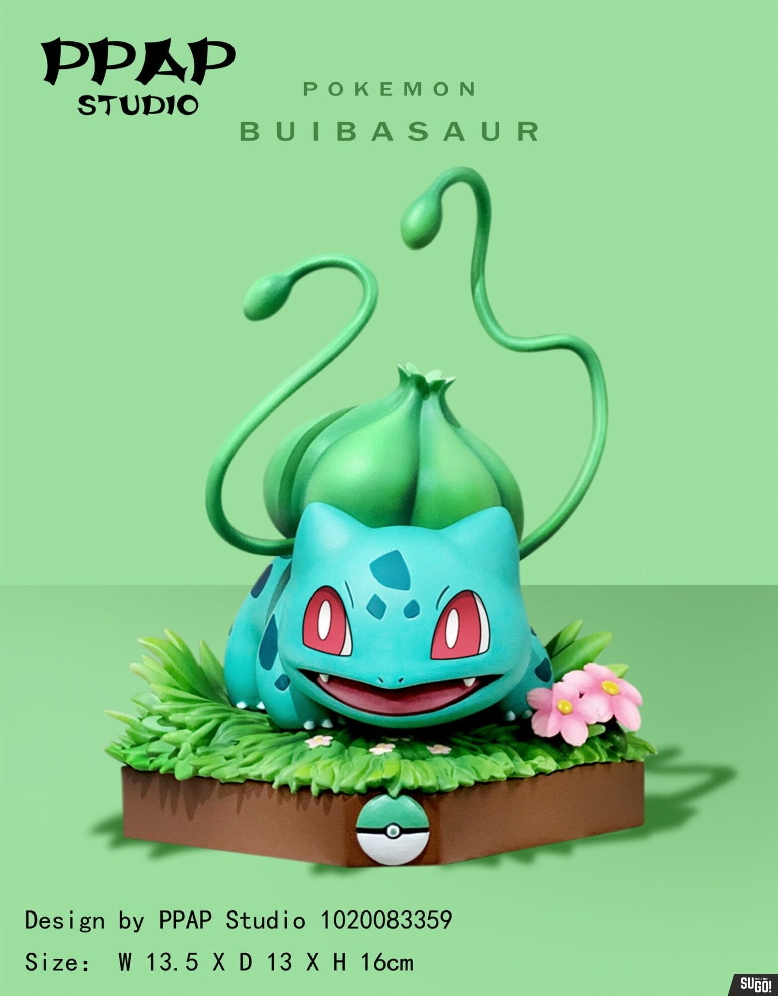 PPAP Studio Pokemon Mini Bulbasaur 16cm(h) GK Statue - Sugo Toys | Australian Premium ...