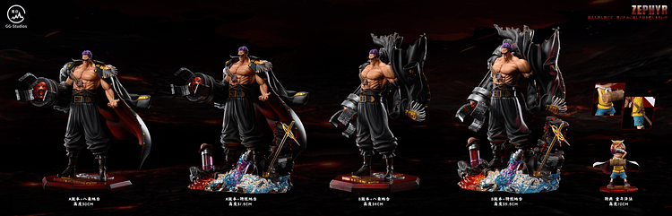 GG Studio One Piece Boss#2 Zephyr Ver. A With Upgrade Pack GK Statue ...