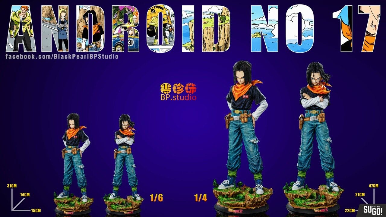 BP Studio Dragon Ball Android 17 Ver. A 1/4 GK Statue - Sugo Toys ...