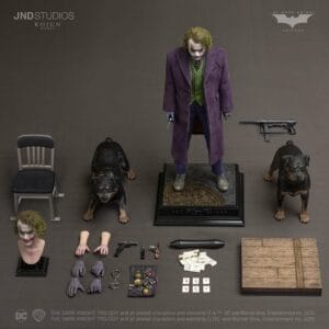 JND Studios The Dark Knight - Joker (TYPE B) Scale Hyperreal Figure ...