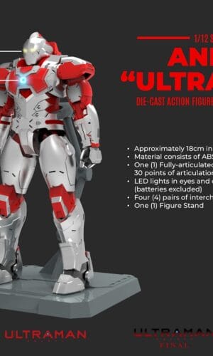 Coolplay Fun Anime “ULTRAMAN” Die-cast (ULTRAMAN Suit JACK) 1/12 Scale ...
