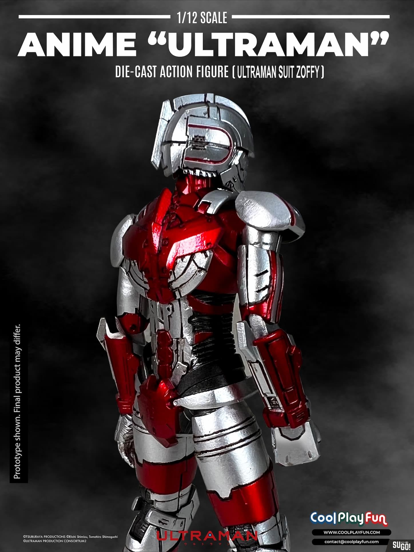 Coolplay Fun Anime Ultraman Die-cast (ULTRAMAN Suit ZOFFY) 1/12 Scale ...