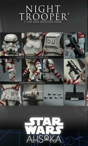 Hot Toys Star Wars: Ahsoka TMS121 Night Trooper 1/6th Scale Figure - Sugo Toys | Australian ...